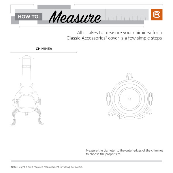 How to measure: Chimineas – Classic Accessories Support Center